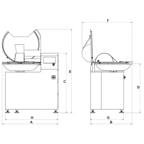 Talsa Bowl Cutter and chopper K15sm