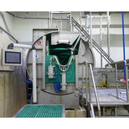 Rotary Halal Cattle Slaughter Box