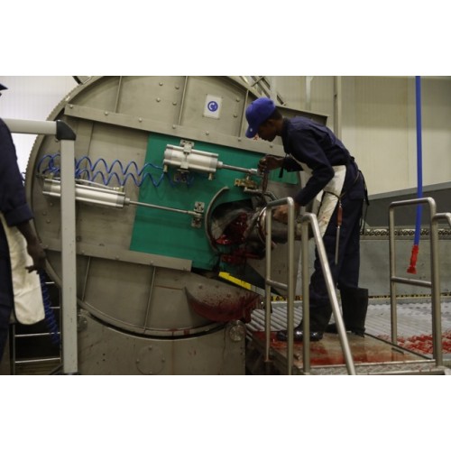 Rotary Halal Cattle Slaughter Box