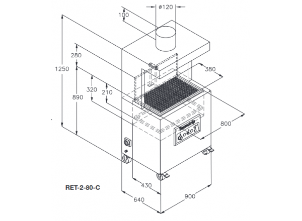 Semi-automatic Shrink Dip Tank for Food Packaging Canada
