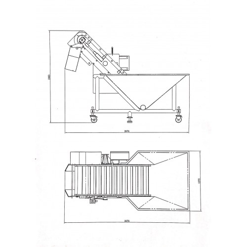 Industrial Inclined Bulk Conveyor