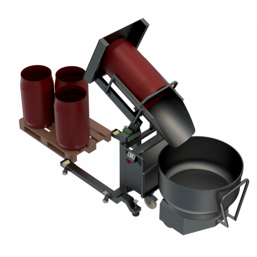 Automatic Barrel Drum Tipper Lifter