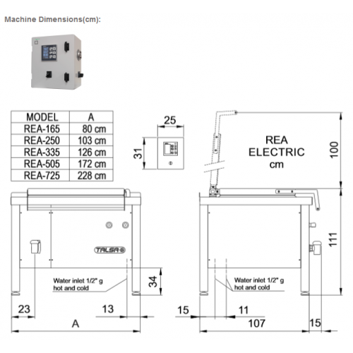 Talsa REA-505 Electric Cooker