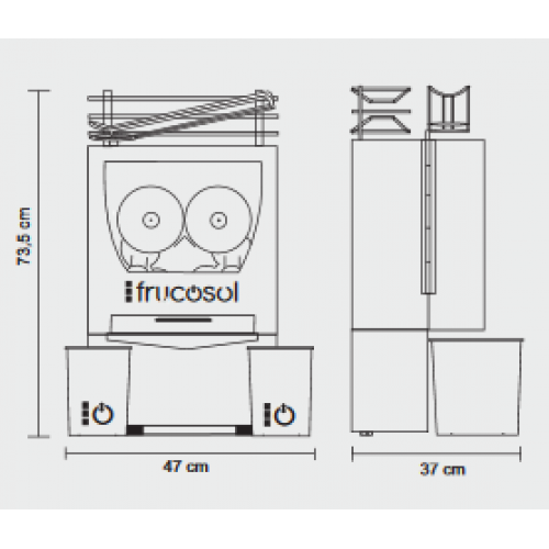Frucosol F50 Juicer - Semi-Automatic Feeding