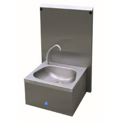 Knee Operated Hand Wash Basin with splash back