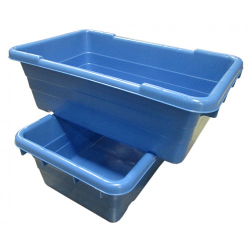 CM Machine Services - Blue USDA Meat Lugs Totes