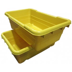 Yellow Meat Lugs Totes USDA Approved