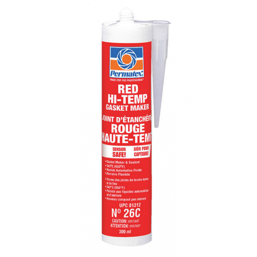 Red Hi-Temp Silicone Adhesive Sealant