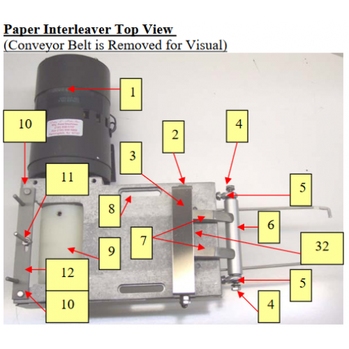 Patty-O-Matic 330A Paper Interleaver Top View