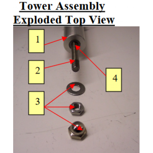 Patty-O-Matic Protege Tower Assembly Exploded Top View