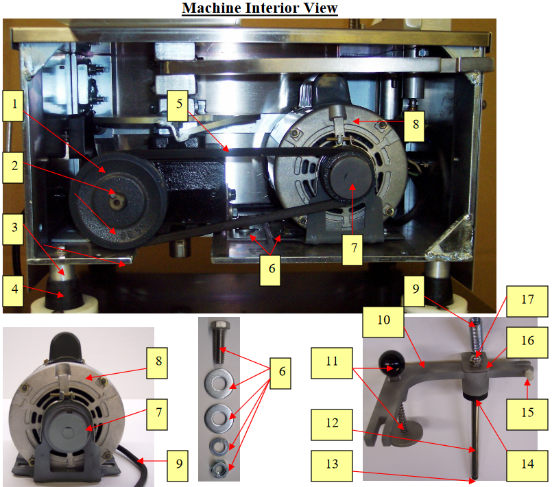 Patty-O-Matic Protege Machine Interior View