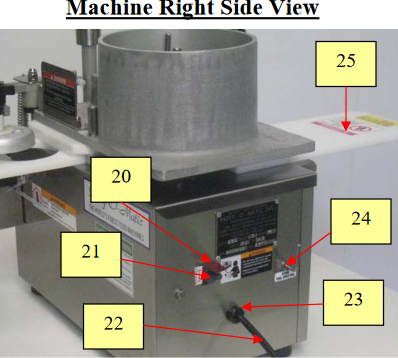 Patty-O-Matic Protege Machine Right Side View
